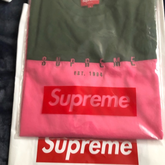Supreme | Shirts | Supreme Split Top Tee | Poshmark
